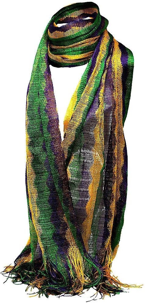Mardi Gras Oblong Scarf Sexy Orleans Carnival Fat Tuesday on Luulla
