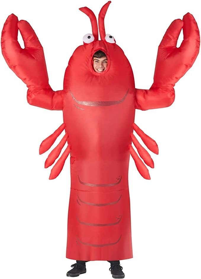 Mardi Gras Crawfish Inflatable Costume Parade Wear Seafood Boil ...